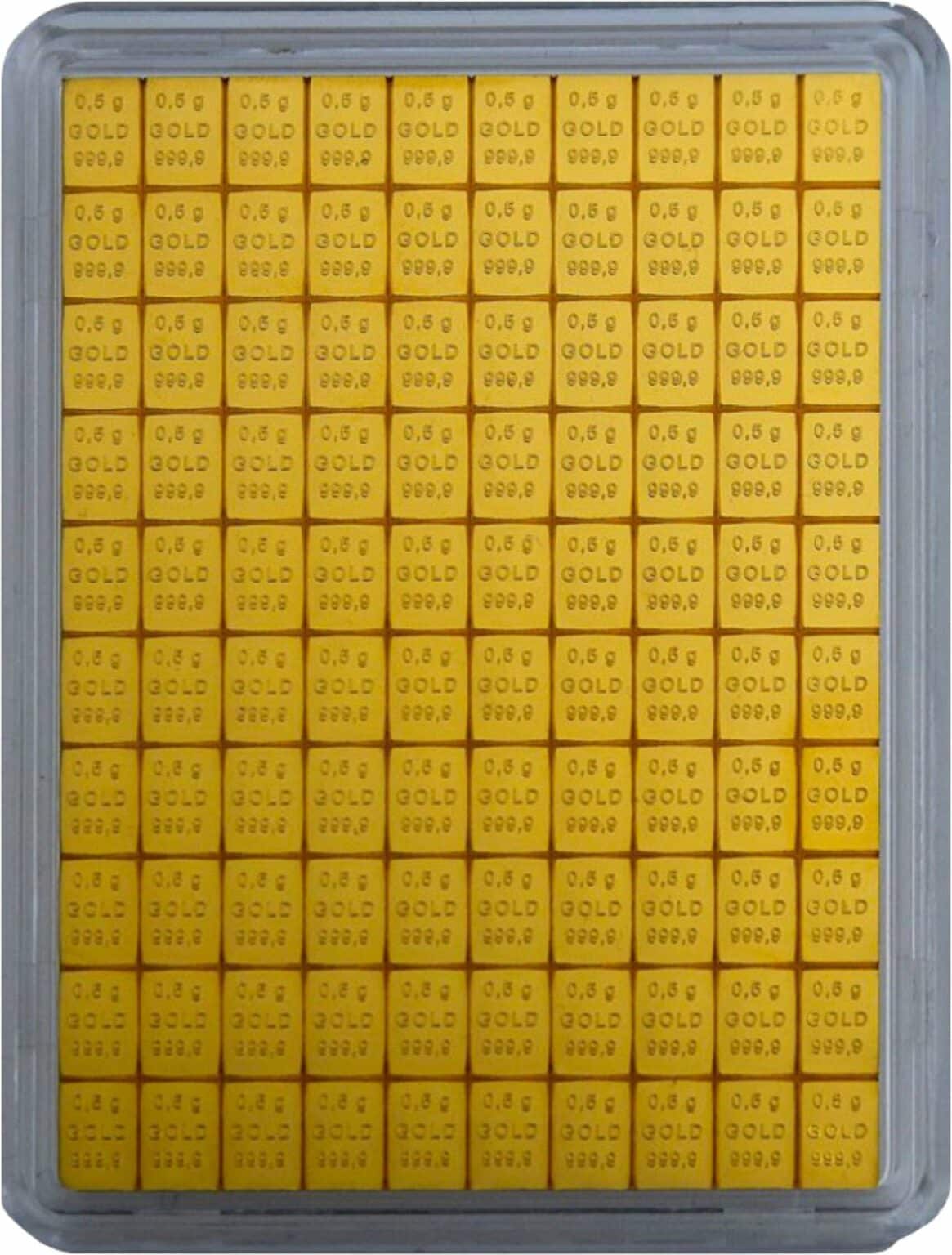 250g Goldbarren Degussa online kaufen bei Gold-Barren.de
